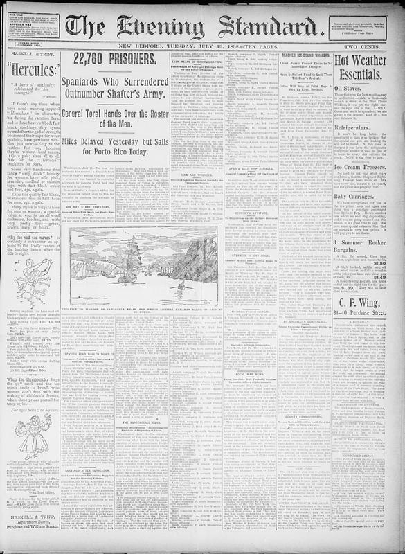 Evening Standard. July 19, 1898 - Digital Commonwealth