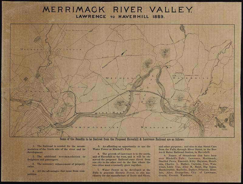 Merrimack River Valley : Lawrence to Haverhill 1889 - Digital Commonwealth