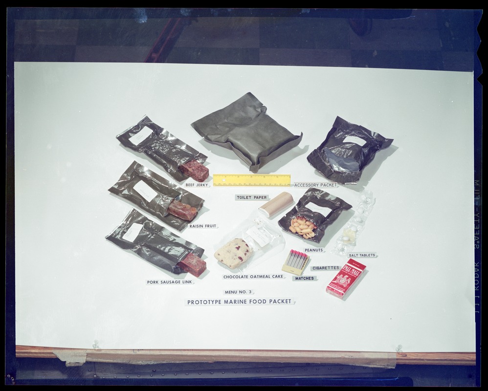 Prototype marine food packet - Digital Commonwealth