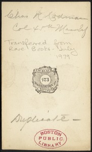 Chas. R. Codman - Digital Commonwealth