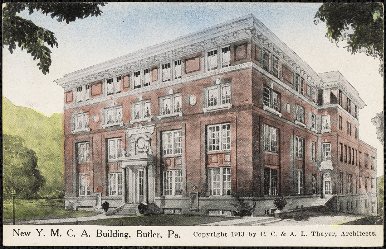 New Y.M.C.A. building, Butler, Pa. - Digital Commonwealth