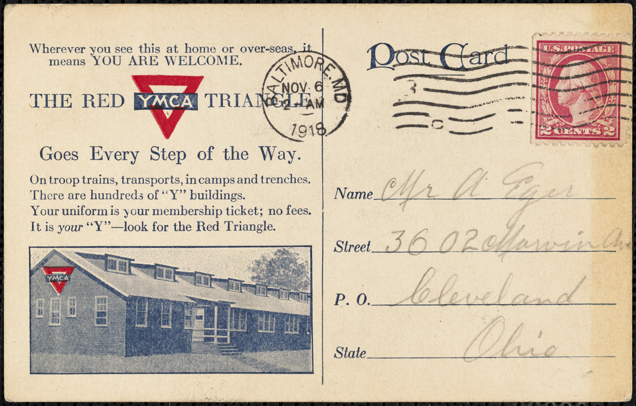 The Red YMCA Triangle - Digital Commonwealth