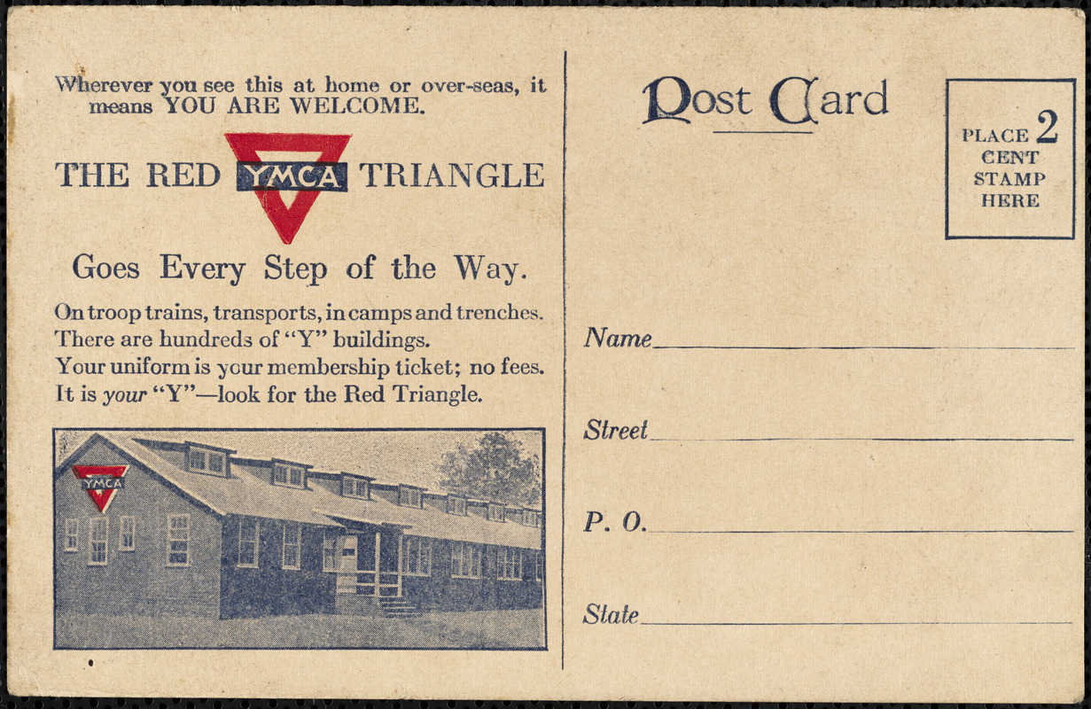 The Red YMCA Triangle - Digital Commonwealth