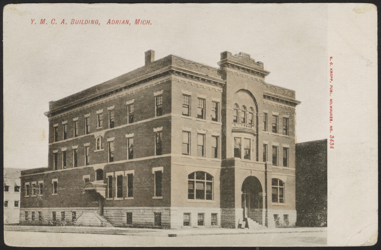Y.M.C.A. building, Adrian, Mich. - Digital Commonwealth