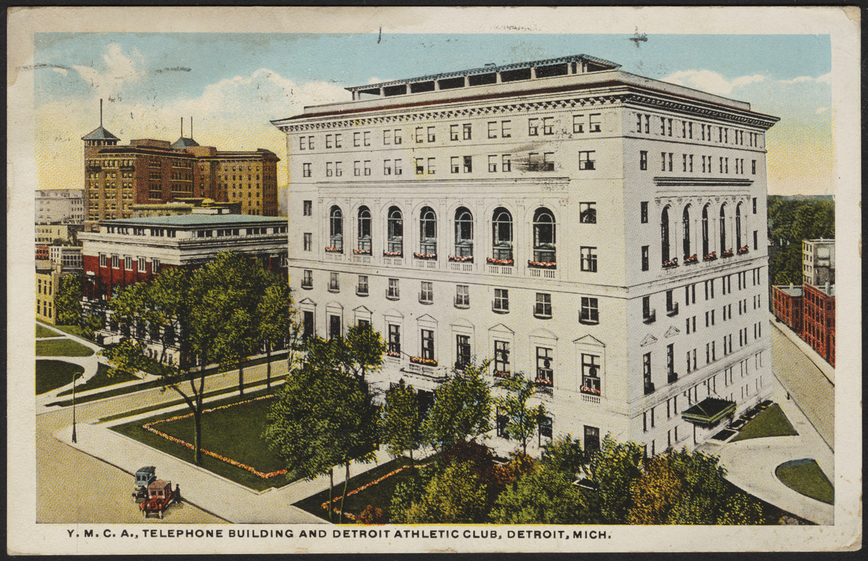 Y.M.C.A., telephone building and Detroit Athletic Club, Detroit, Mich ...