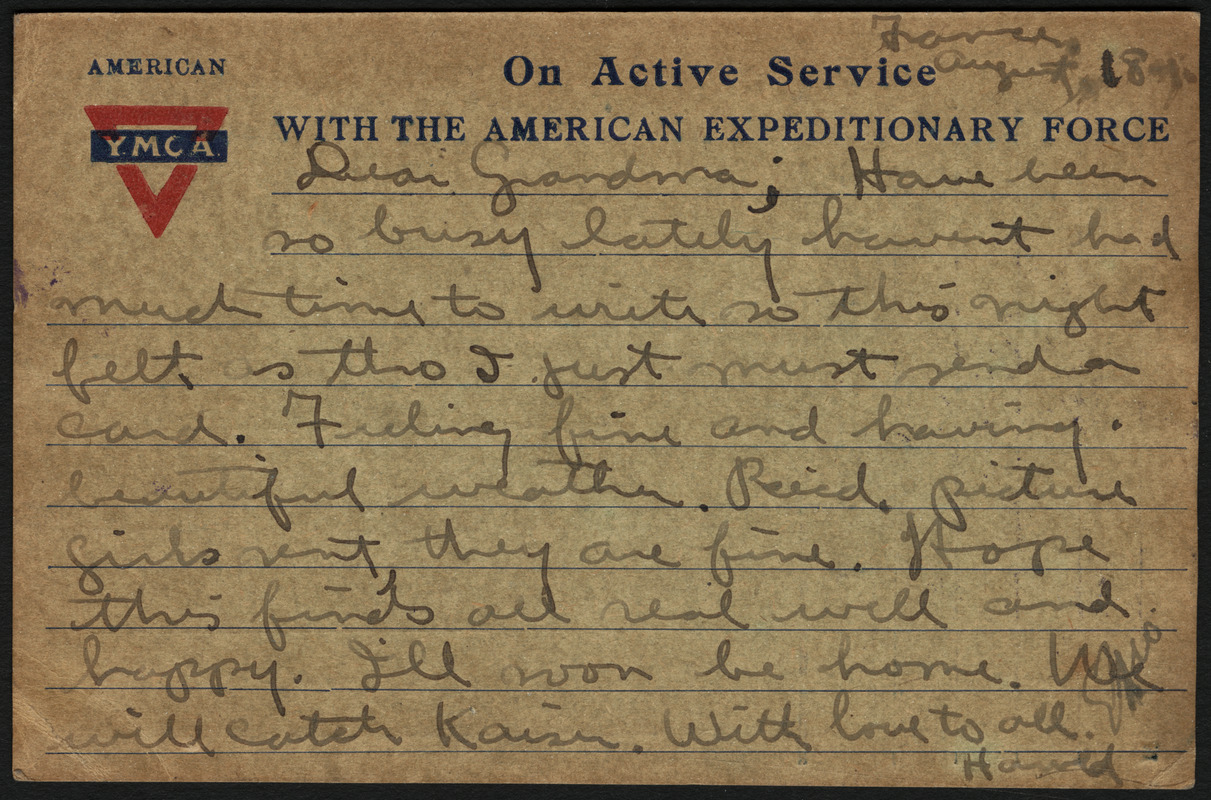 On active service with the American Expeditionary Force - Digital ...