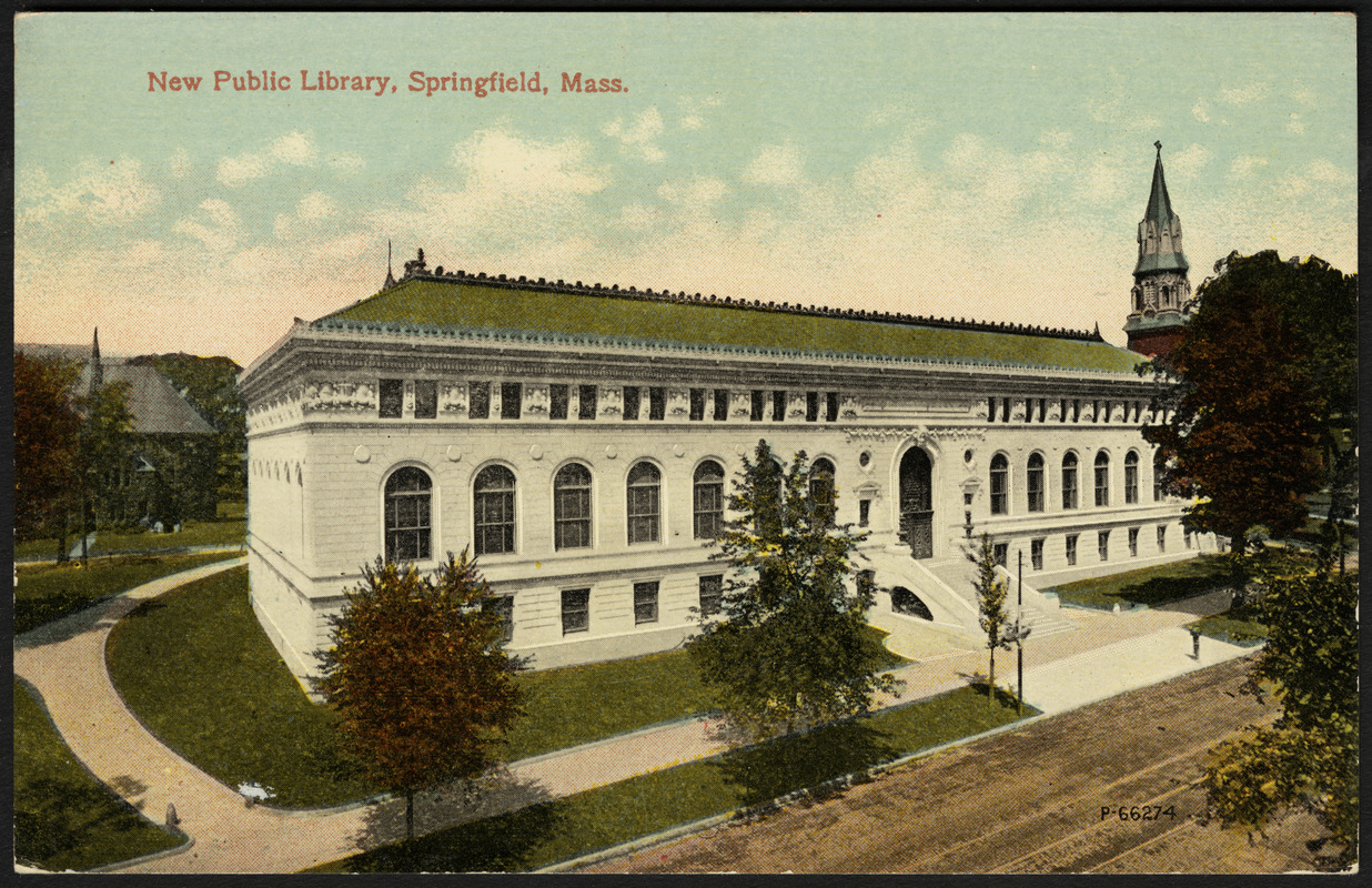 New Public Library, Springfield, Mass. - Digital Commonwealth