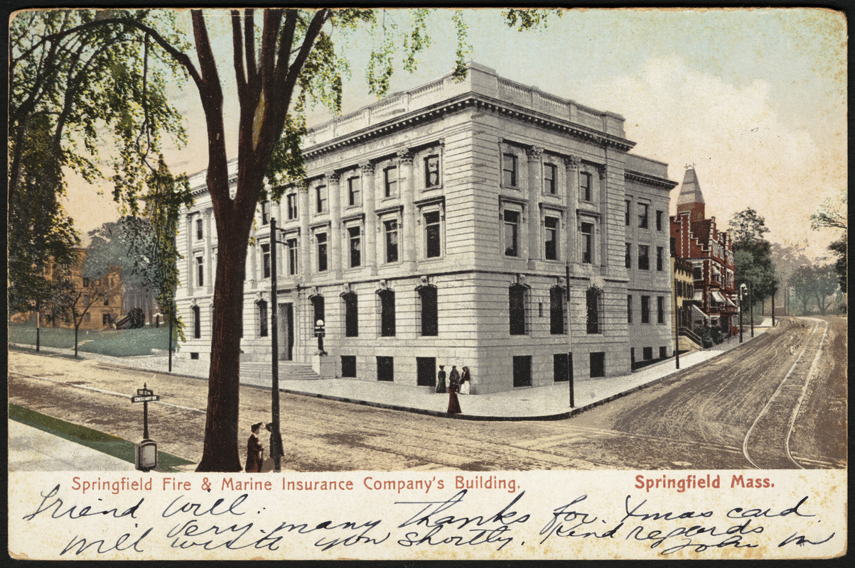 Springfield Fire & Marine Insurance Company's building. Springfield ...