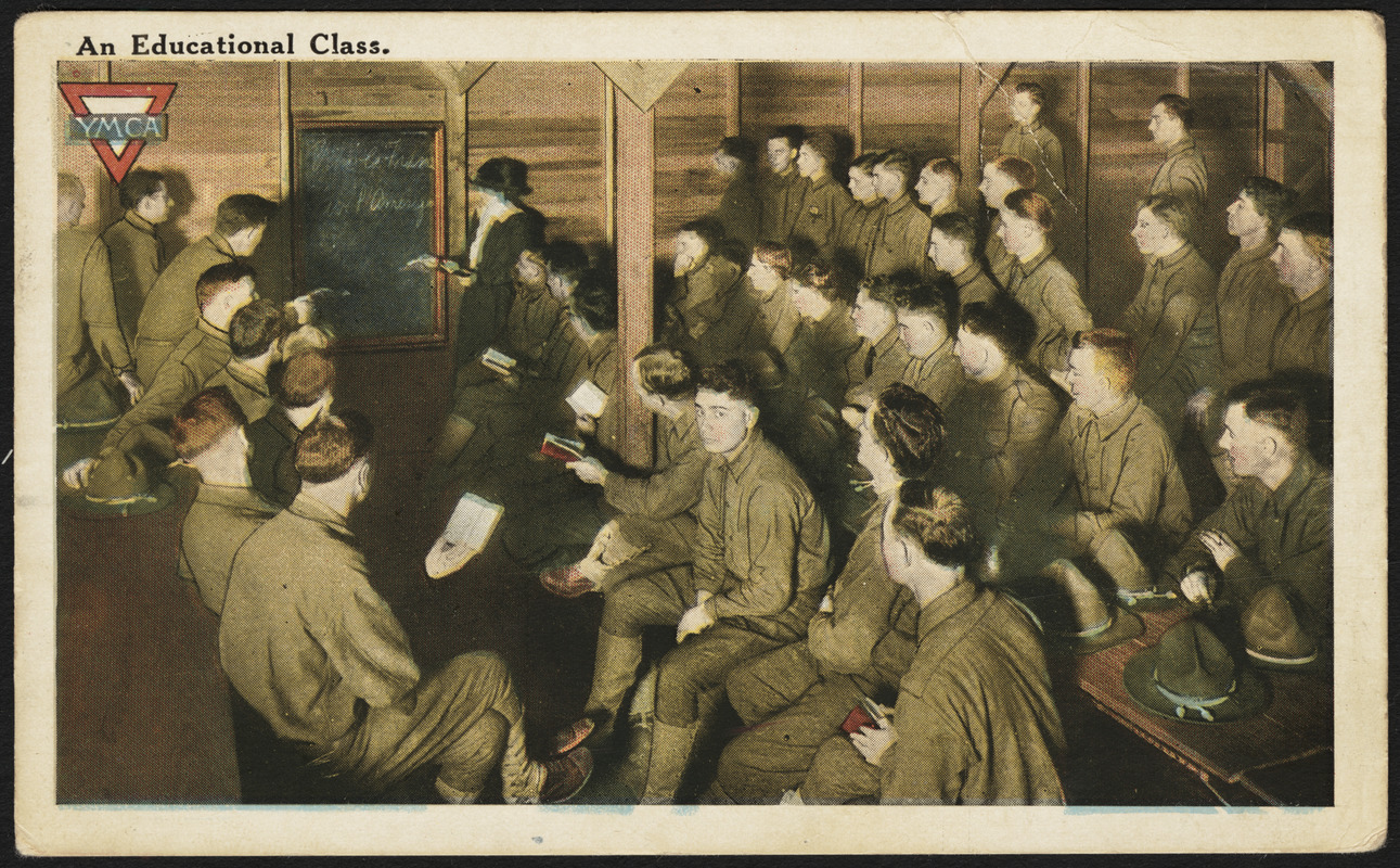 An educational class - Digital Commonwealth