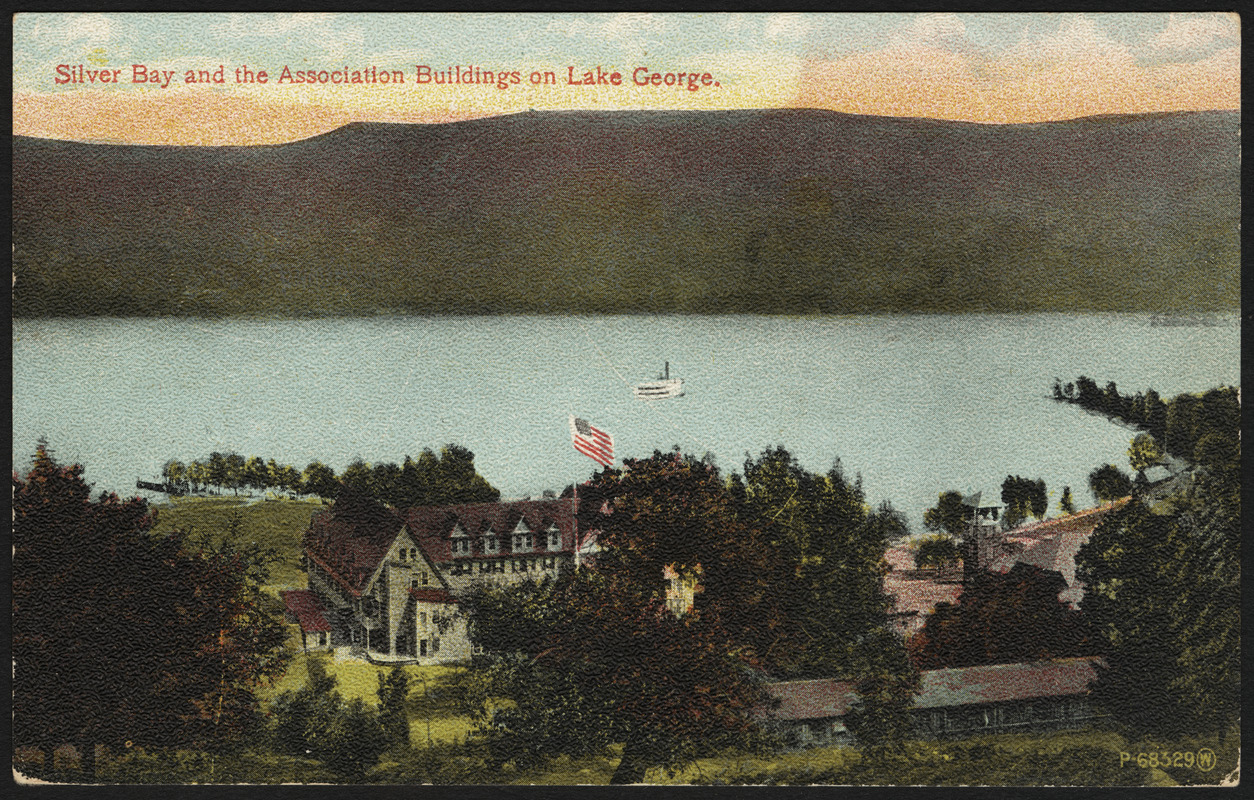 Silver Bay and the Association buildings on Lake George - Digital ...