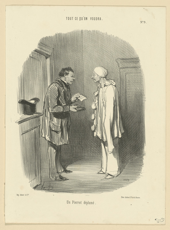 Un Pierrot déplumé - Digital Commonwealth