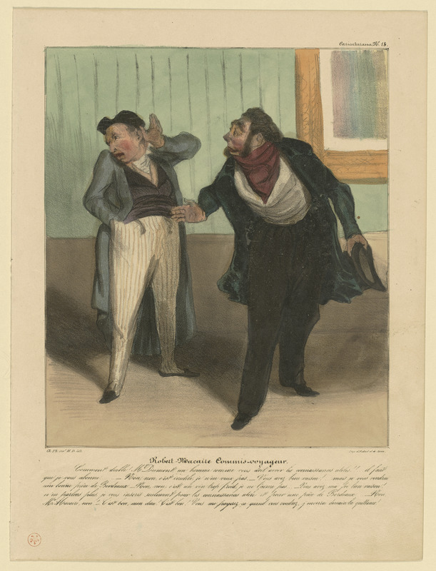 Robert Macaire commis-voyageur - Digital Commonwealth