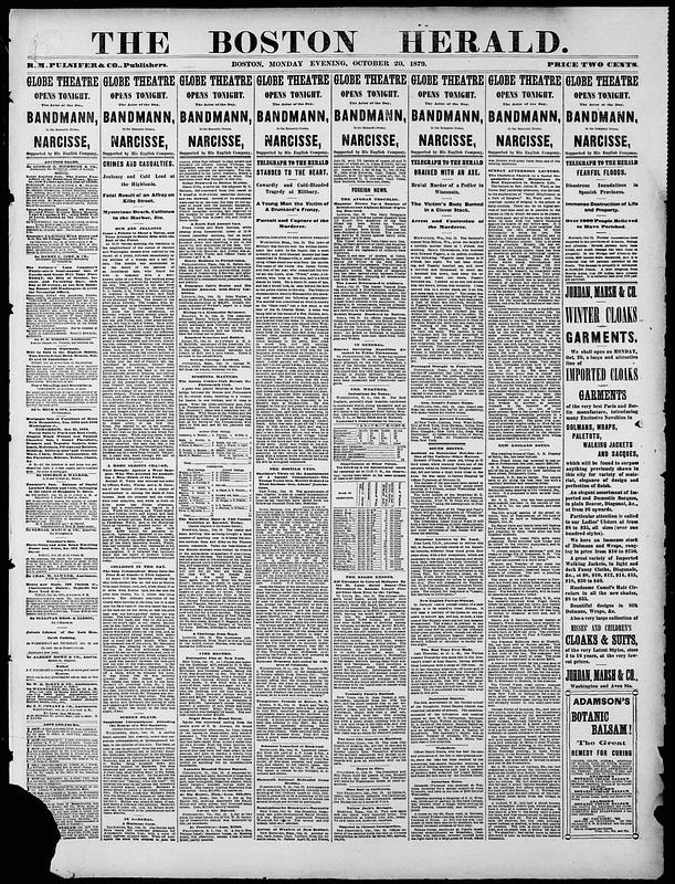 The Boston Herald. October 20, 1879 - Digital Commonwealth