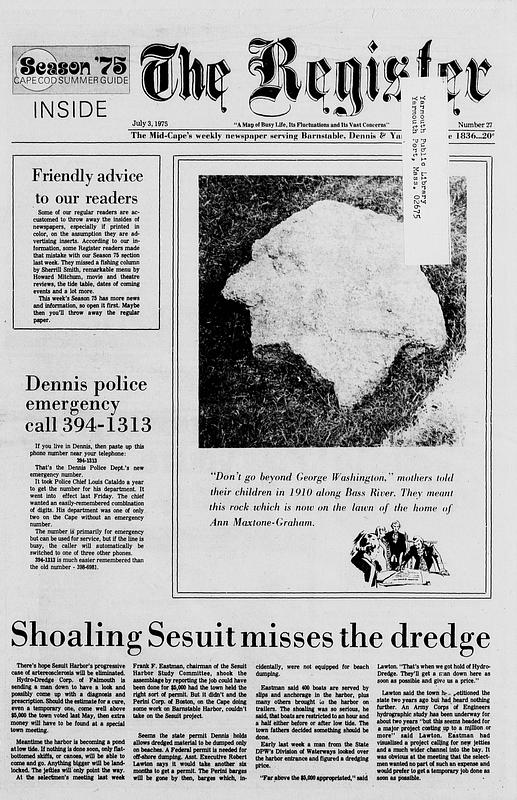 The Register. July 03, 1975 - Digital Commonwealth