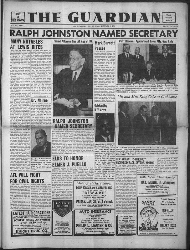 The Guardian. January 08, 1949 - Digital Commonwealth