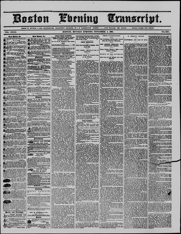 Boston Evening Transcript - Digital Commonwealth