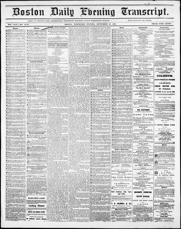 Boston Daily Evening Transcript - Digital Commonwealth