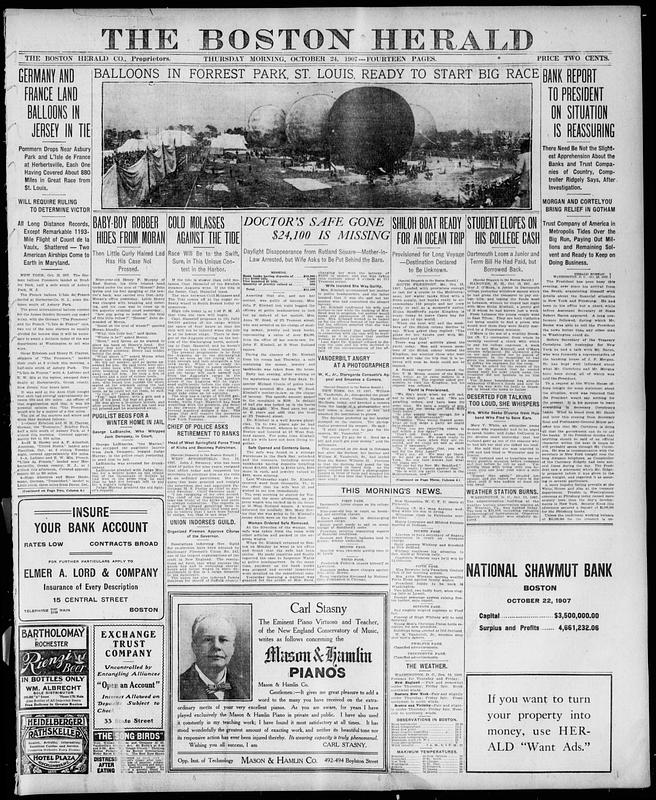 The Boston Herald. October 24, 1907 - Digital Commonwealth