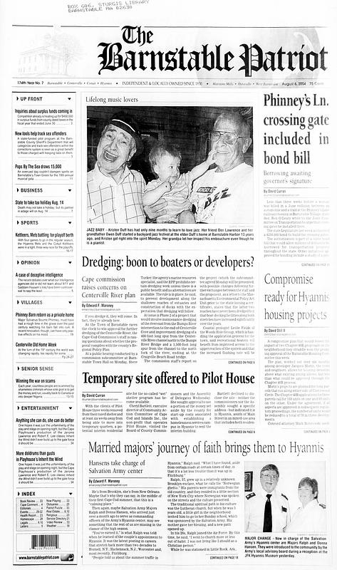Barnstable Patriot. August 06, 2004 - Digital Commonwealth