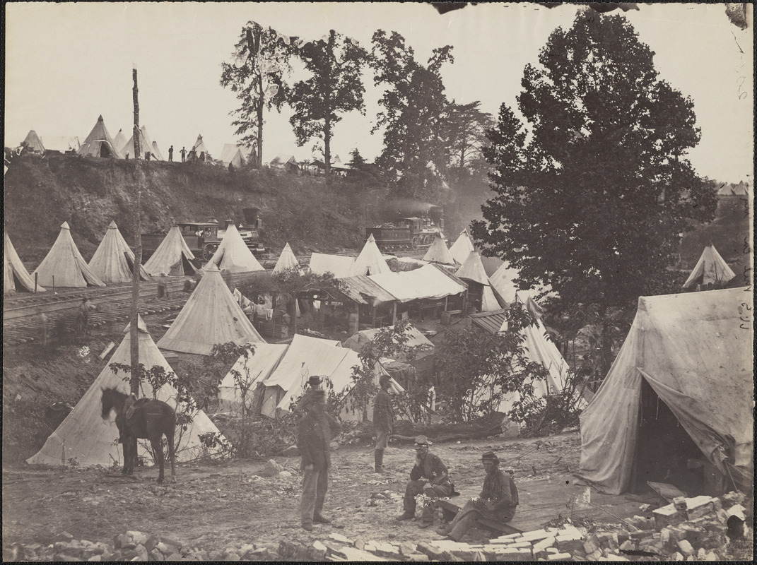 Military Rail Road camp, City Point, Virginia - Digital Commonwealth