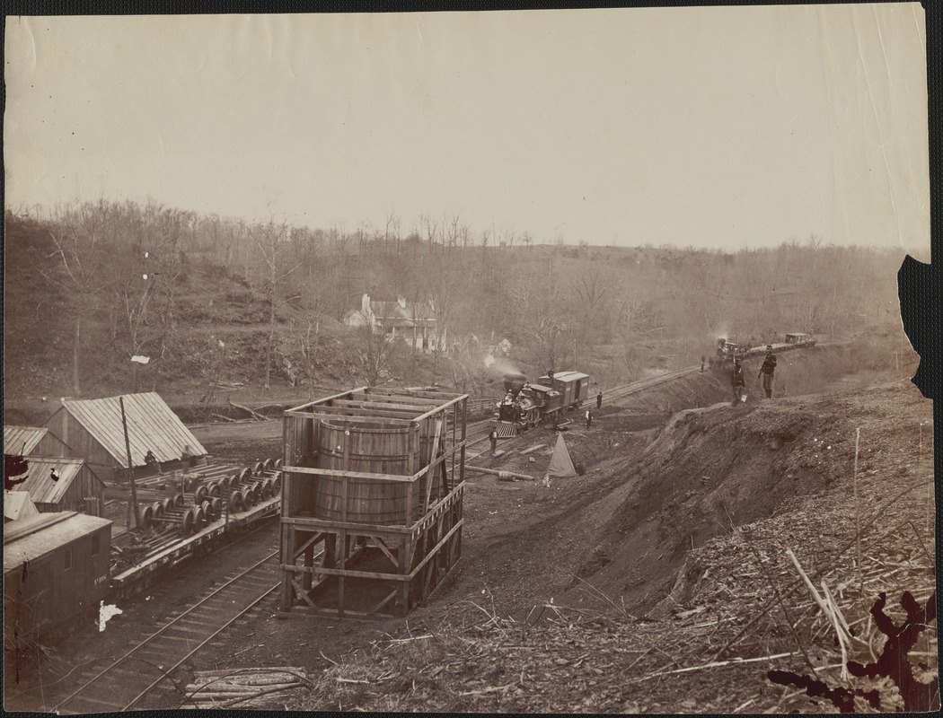 Near Union Mills Station, Bull Run - Digital Commonwealth