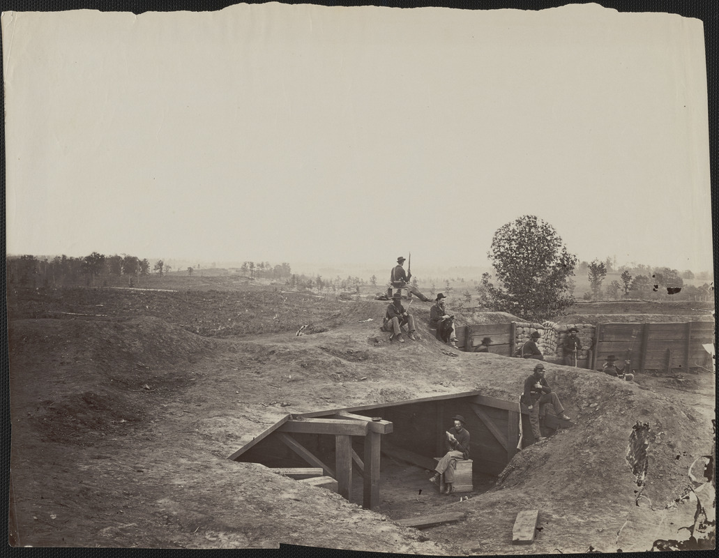 Confederate fortifications in front of Atlanta, Georgia - Digital ...