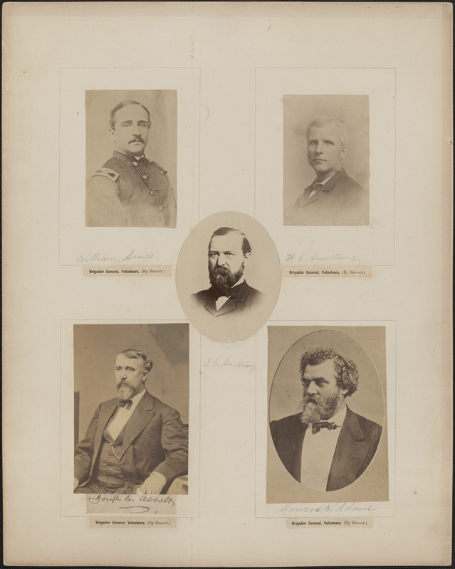 Five portraits: William Ames, F. C. Armstrong, S. C. Armstrong, Joseph ...