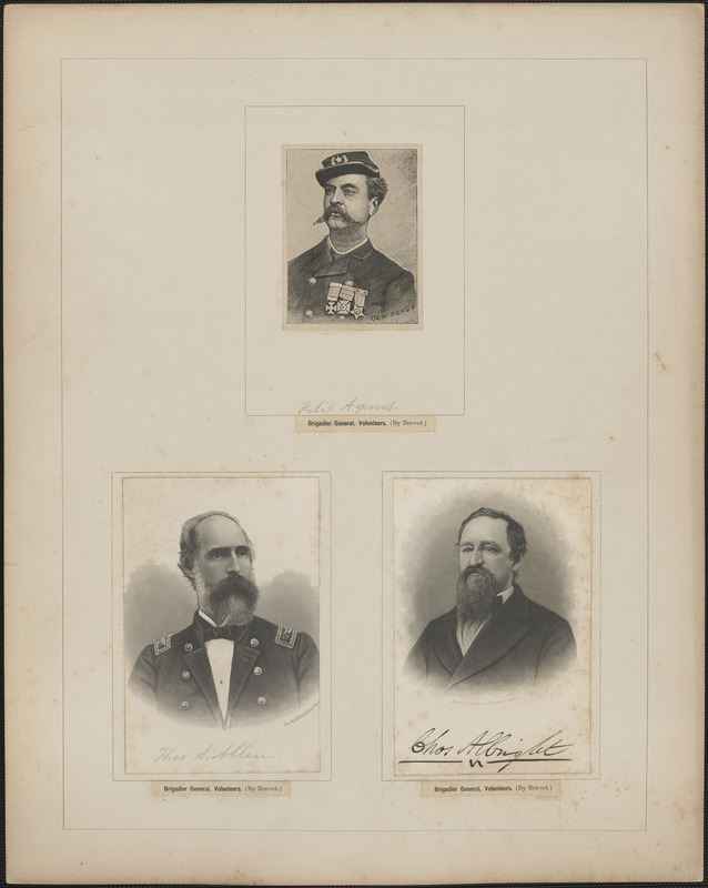 Three portraits: Felix Agnus, Thomas S. Allen, Charles Albright ...