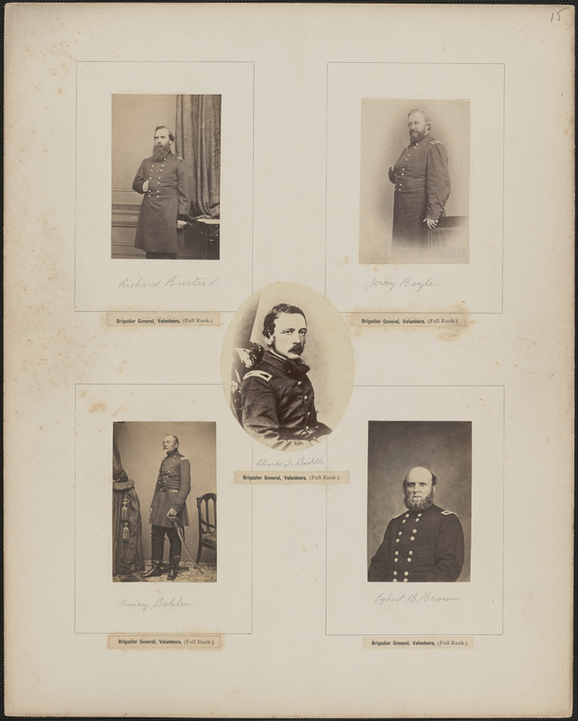 Five portraits: Richard Busteed, Jerry Boyle, Charles G. Biddle, Henry ...