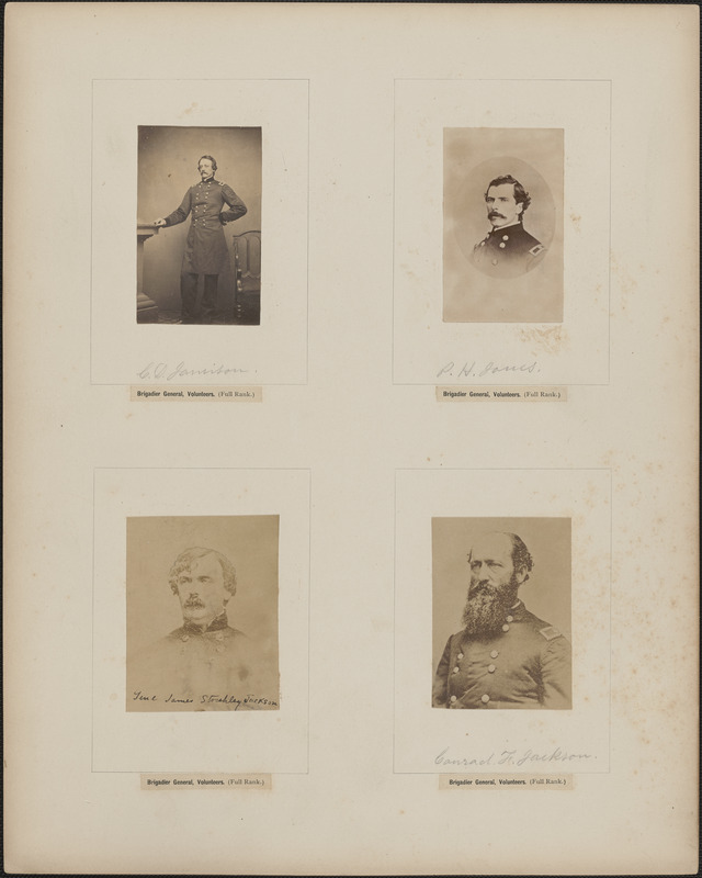 Four portraits: C. D. Jamison, P. H. Jones, James Streshly Jackson ...