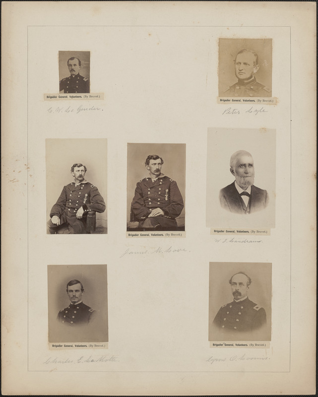 Seven portraits: C. W. Le Gendre, Peter Lyle, [two of] James M. [s/b ...