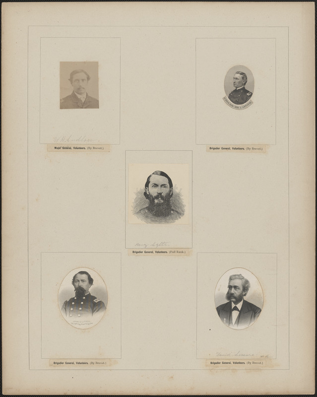 Five portraits: W. H. Ludlow, Ben C. Ludlow, [William H.] Henry Lytte ...