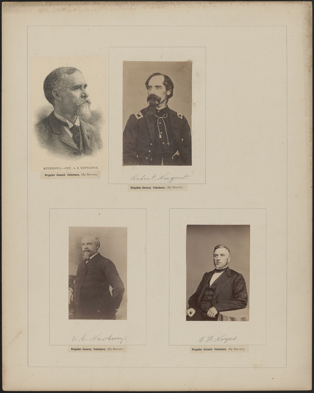 Four portraits: A. B. Nettleton, Robert Nugent, W. C. Newberry, E. F ...
