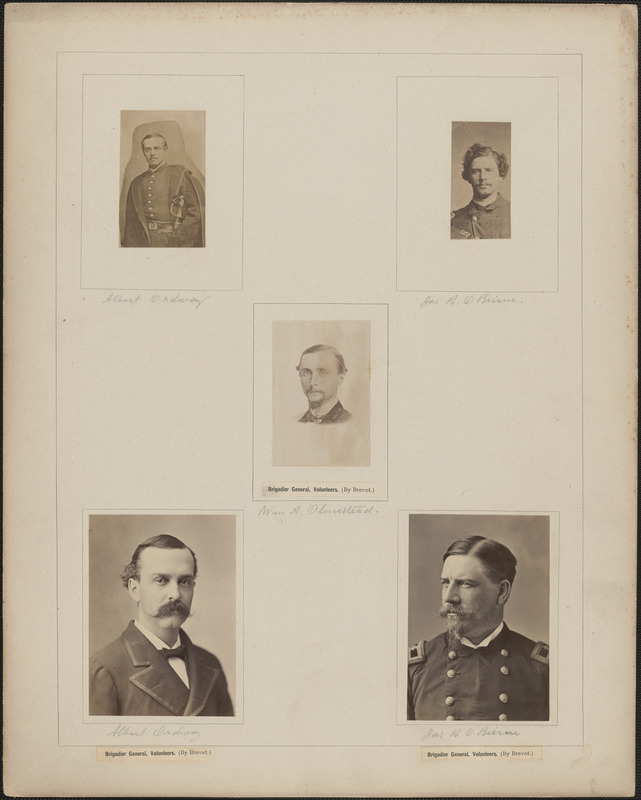 Five portraits: [two of] Albert Ordway, [two of] James R. O'Beirne ...