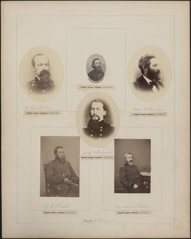 Six portraits: F. E. Patterson, A. Sanders Piatt, Isaac F. Quinby ...