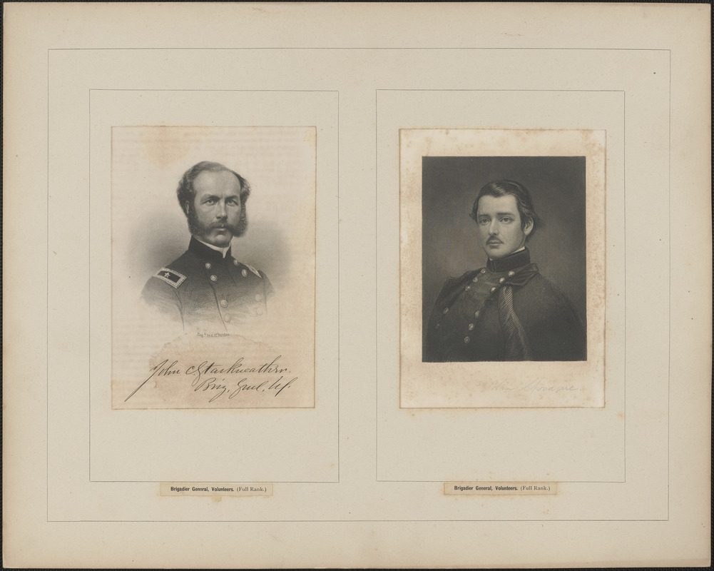 Two portraits: John C. Starkweather, William Sprague [IV.] - Digital ...