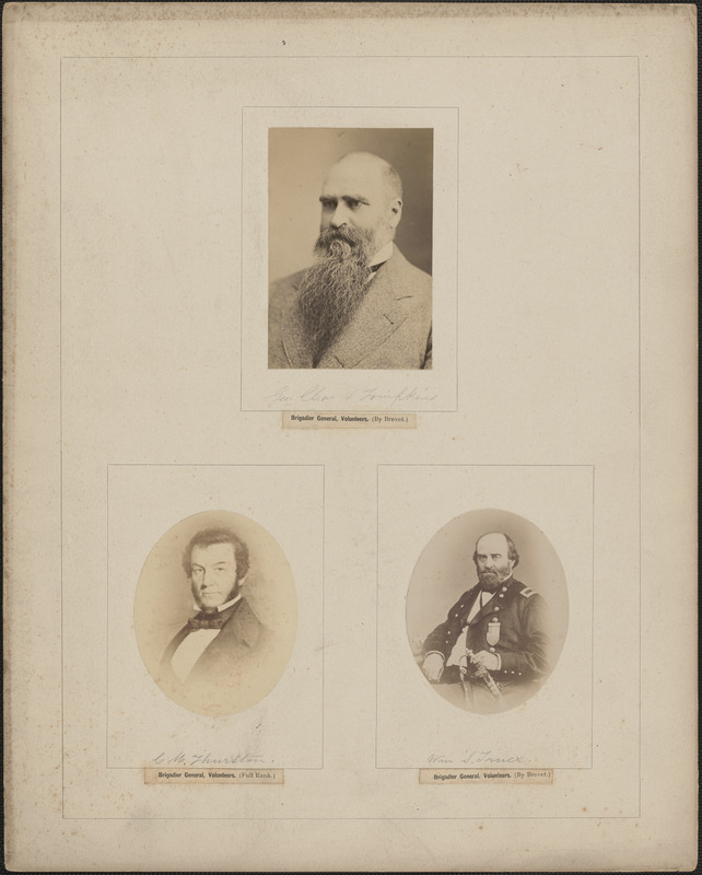 Three portraits: Charles H. Tompkins, C. M. Thurston, William S. Truex ...