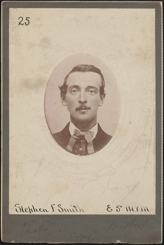 Stephen F. Smith, Company E, 5th Massachusetts Volunteer Militia ...