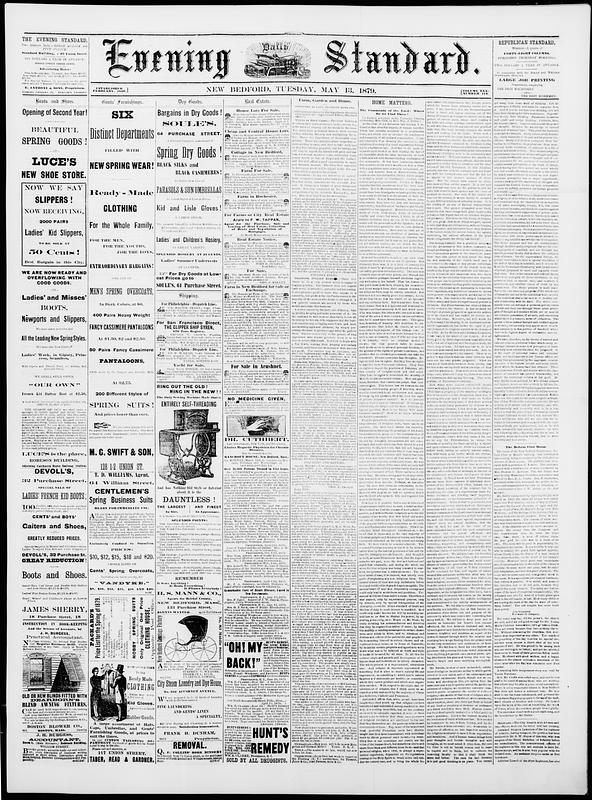 Evening Standard. May 13, 1879 - Digital Commonwealth