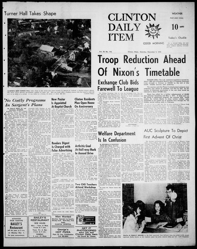 Clinton Daily Item. December 05, 1970 - Digital Commonwealth