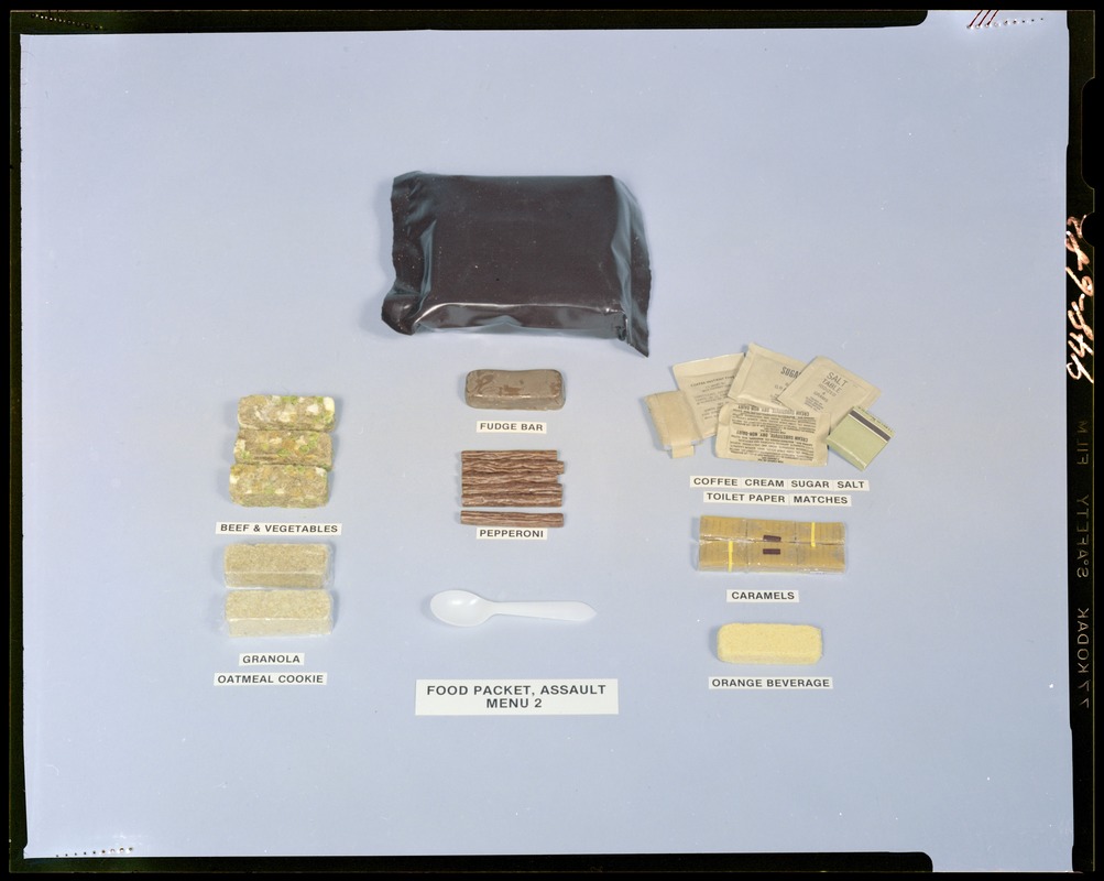 Food packet, assault menu 2 - Digital Commonwealth