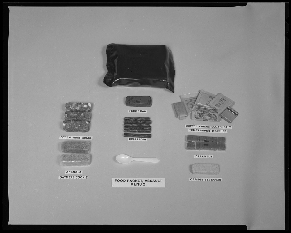Food packet, assault menu 2 - Digital Commonwealth