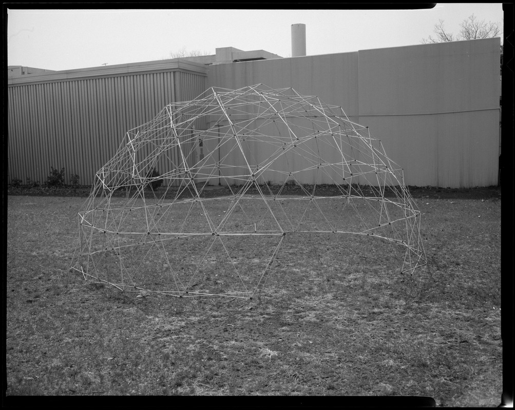 AMEL - tentage, geodesic frame - Digital Commonwealth