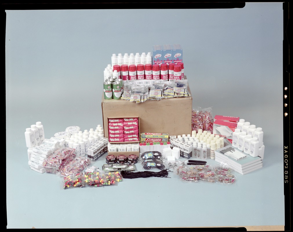 Food lab, ration suplment sundries pack, 100 person - Digital Commonwealth