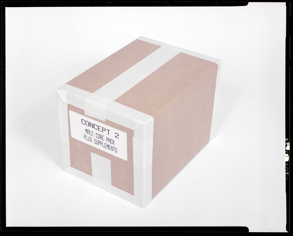 Concept 2, male core pack plus supplements - Digital Commonwealth