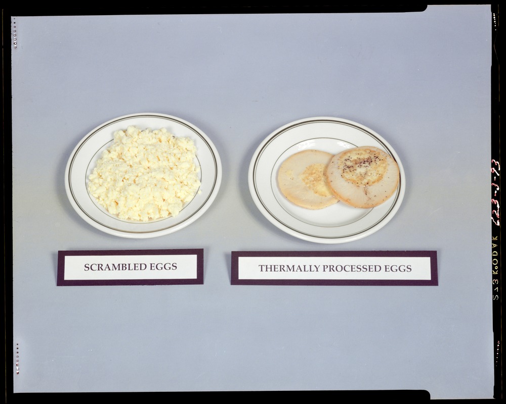 Scrambled eggs, thermally processed eggs - Digital Commonwealth