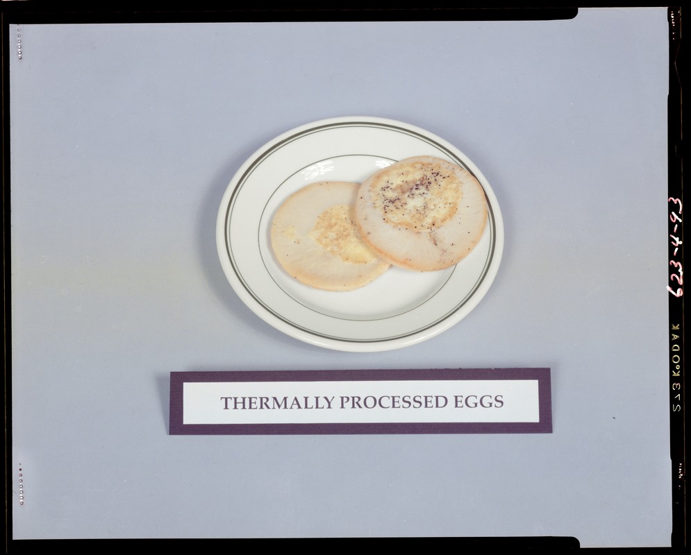 Thermally processed eggs - Digital Commonwealth