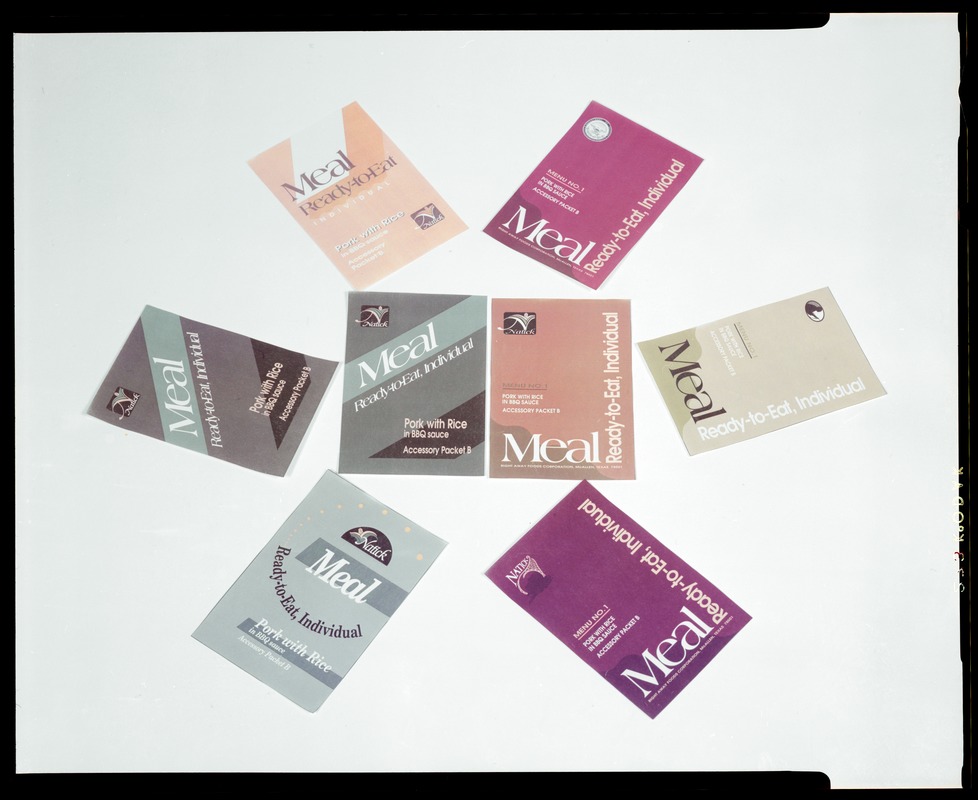 Food lab, MRE packaging design - Digital Commonwealth