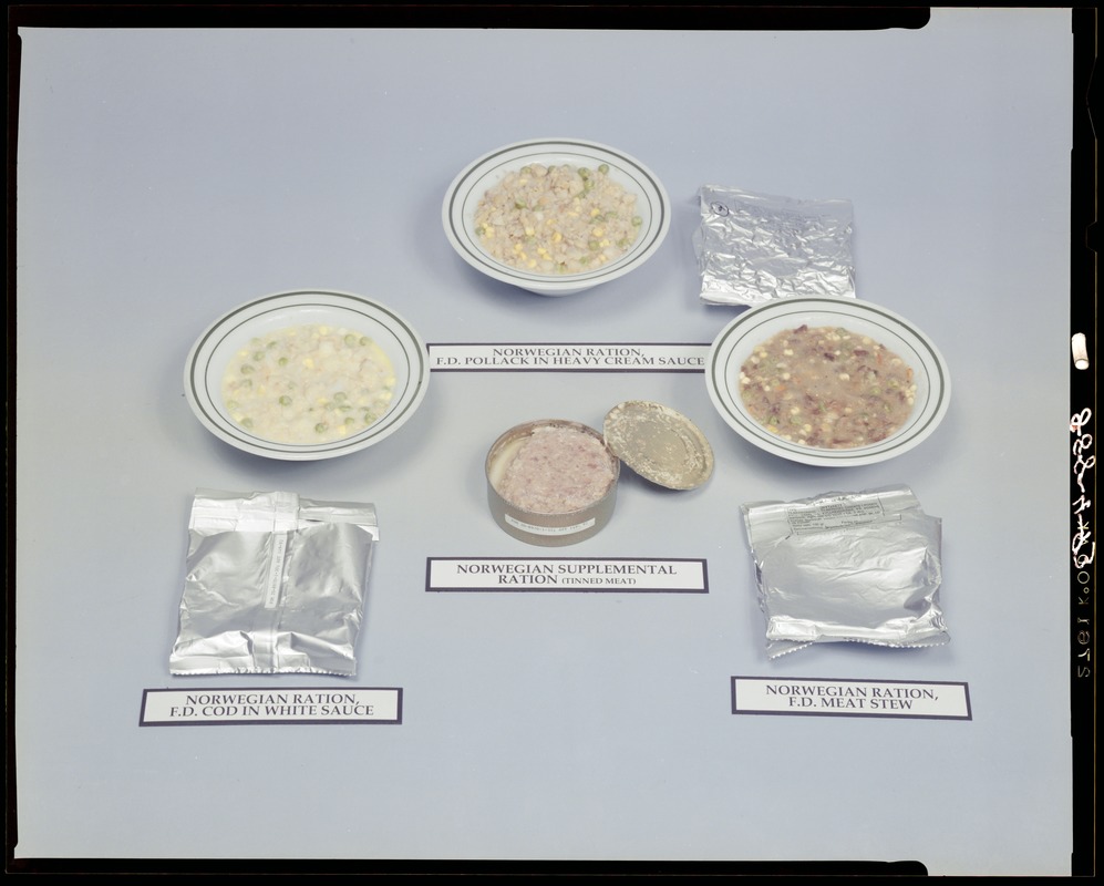Food lab, Norwegian supplemental ration - Digital Commonwealth