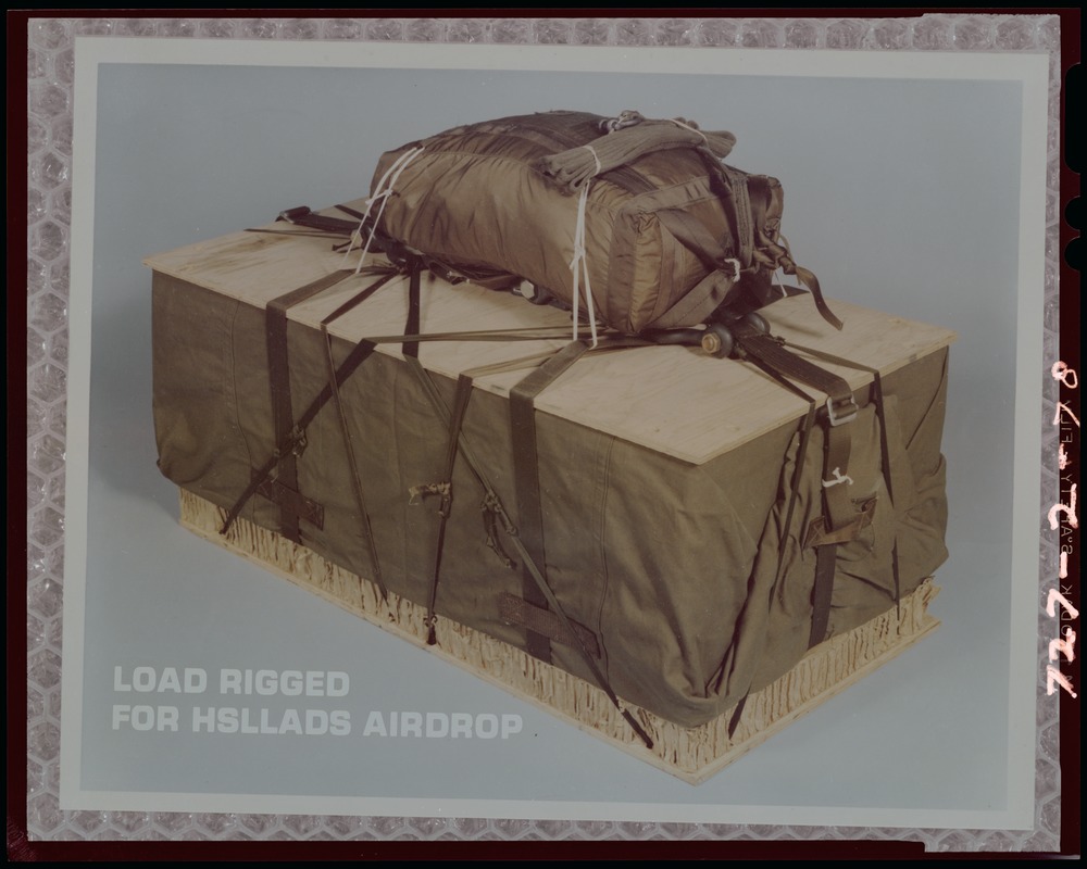 Load rigged for HSLLADS airdrop - Digital Commonwealth
